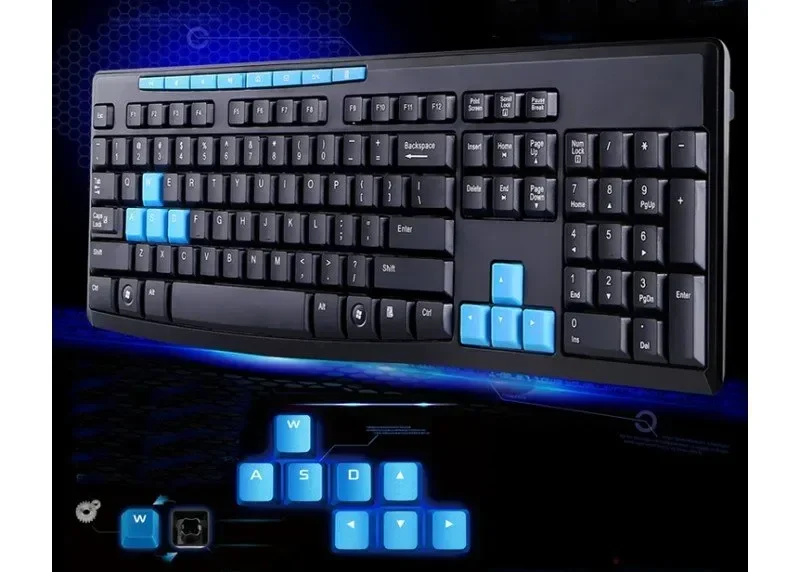 Gaming σετ ασύρματο πληκτρολόγιο και ασύρματο ποντίκι HK3800 OEM | G ...