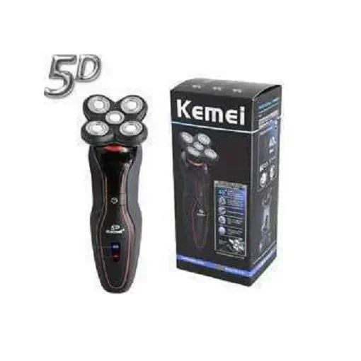 KEMEI ΑΔΙΑΒΡΟΧΗ ΕΠΑΝΑΦΟΡΤΙΖΟΜΕΝΗ ΞΥΡΙΣΤΙΚΗ ΜΗΧΑΝΗ ΜΕ 5 ΚΕΦΑΛΕΣ KM-6181 ...