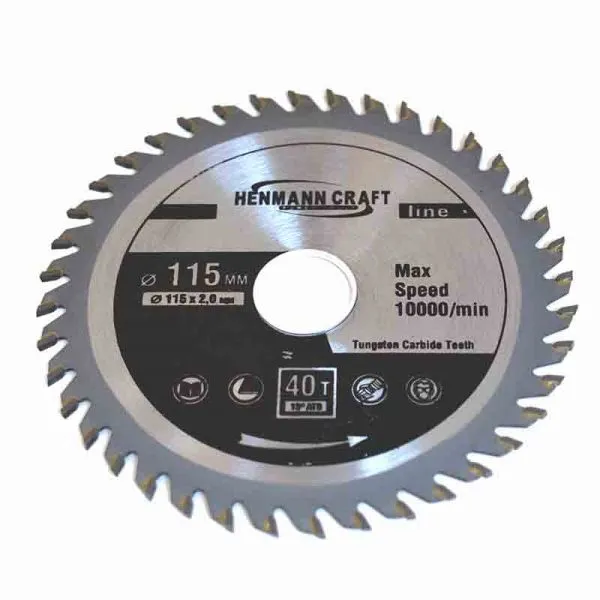 HenmannCraft Δίσκος Κοπής Ξύλου για Γωνιακό Τροχό 115mm | G for Gadget