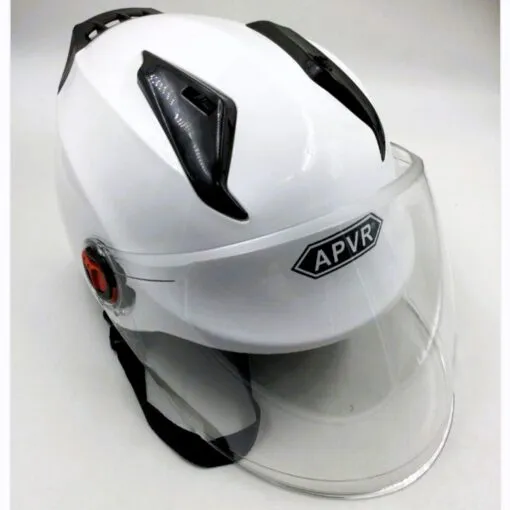 Κράνος Μηχανής/Ποδηλάτου APVR Half Face Λευκό | G for Gadget