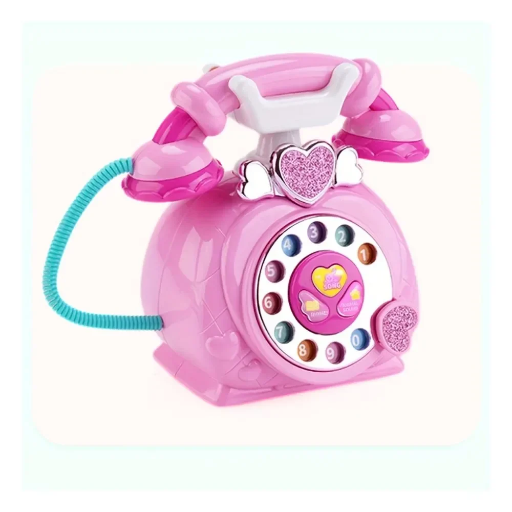 Παιδικό Τηλέφωνο με Μουσική και Ήχους - Ανοιχτό Ροζ | G for Gadget