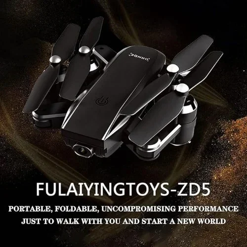 Αναδιπλούμενο Drone με διπλή κάμερα 1080p Χειριστήριο ZD5 Μαύρο | G for ...