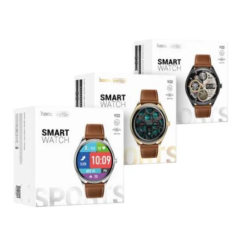 Smartwatch IP67 AMOLED Οθόνη 1.43″ 200mAh με Δυνατότητα Κλήσεων Hoco ...